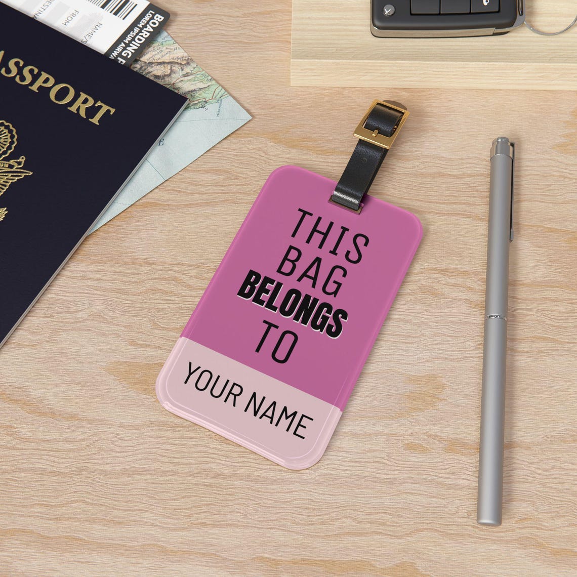 Personalized Luggage Tag - Custom Travel Accessory, Unique Gift for ...