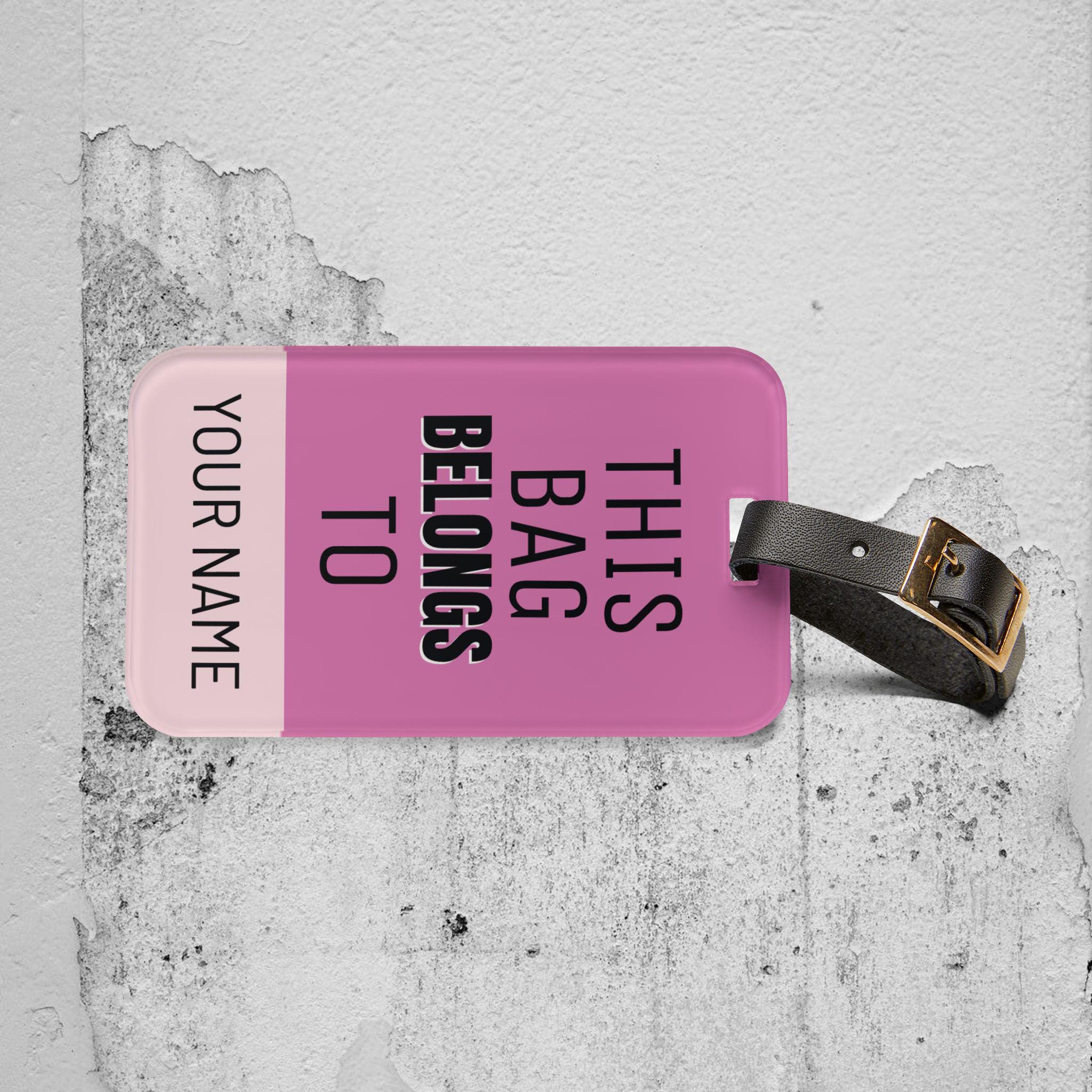 Personalized Luggage Tag - Custom Travel Accessory, Unique Gift for ...
