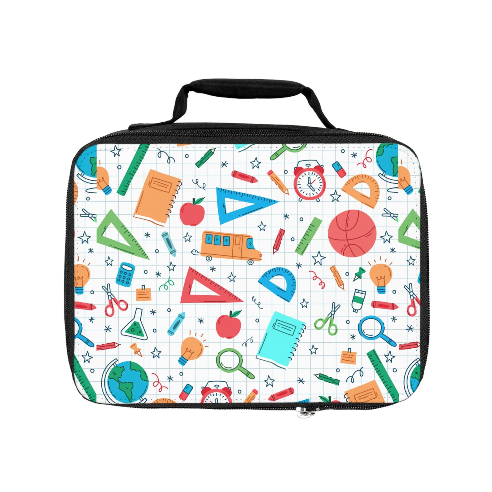 Back to School Rulers and Accessories Lunch Bag - Etsy