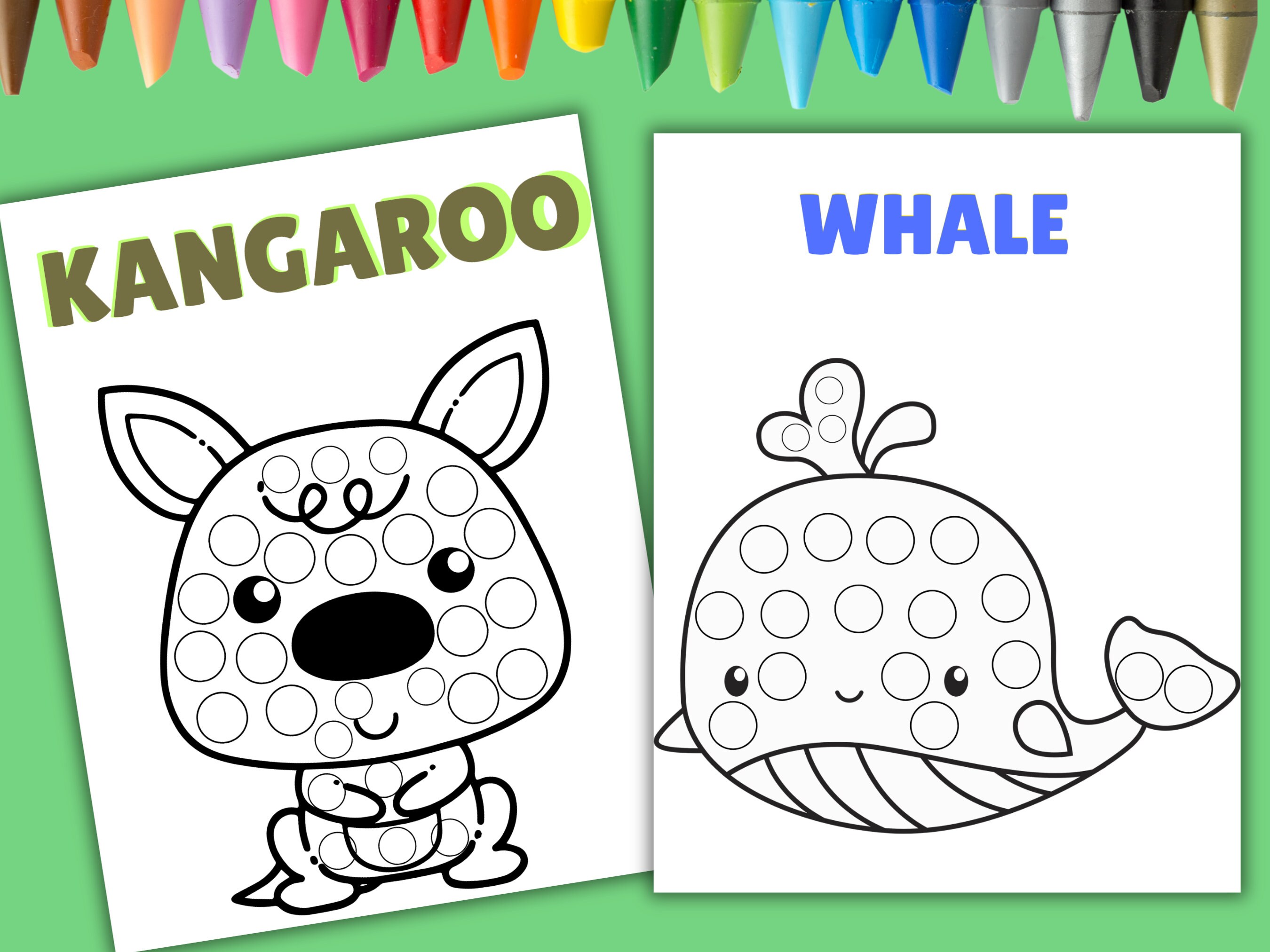 Printable Dot Marker, Dot, Worksheet for Kids, Preschool Worksheet ...