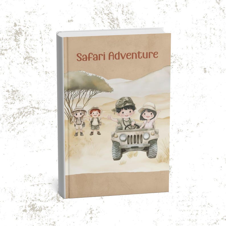 Safari Adventure Clipart Set | Cute Safari Animal & Explorer Kids Png ...