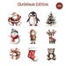 Christmas Clipart Bundle - 60 High Resolution Png & Jpg Files - Santa ...