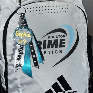 Custom Volleyball Bag Tag With or Without Ribbon. - Etsy
