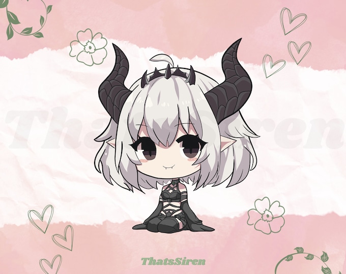 Plum Vampy: Pngtuber Goth Vampire Girl Twitch Stream Vtuber Model Ready ...