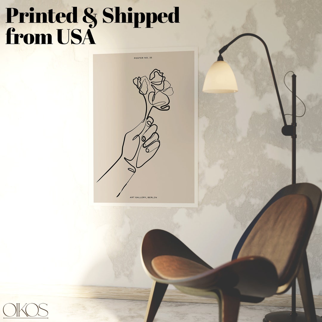 Line Drawing Art 10x10 Inch Art Print Hand Drawn Art 11x14 Wall Décor ...