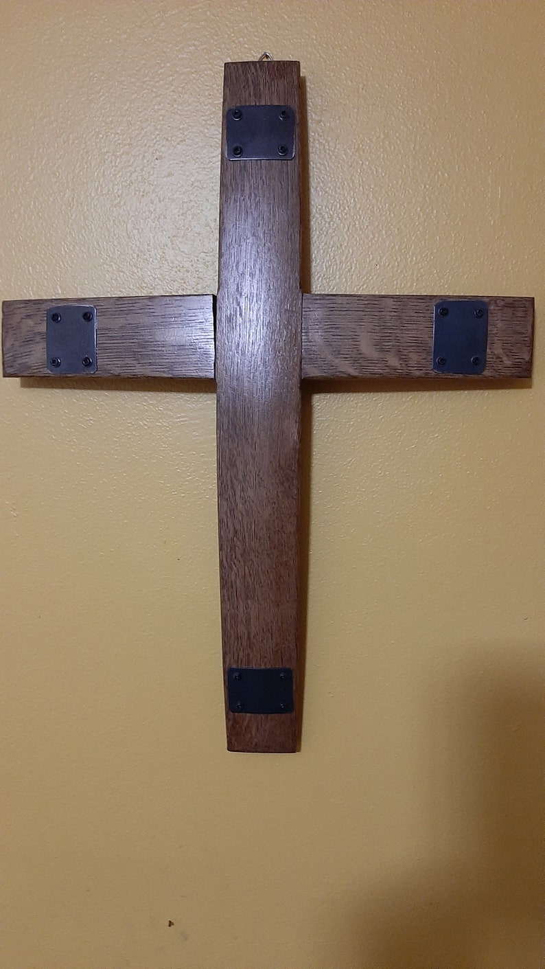 Whiskey Barrel Stave Large Cross - Etsy