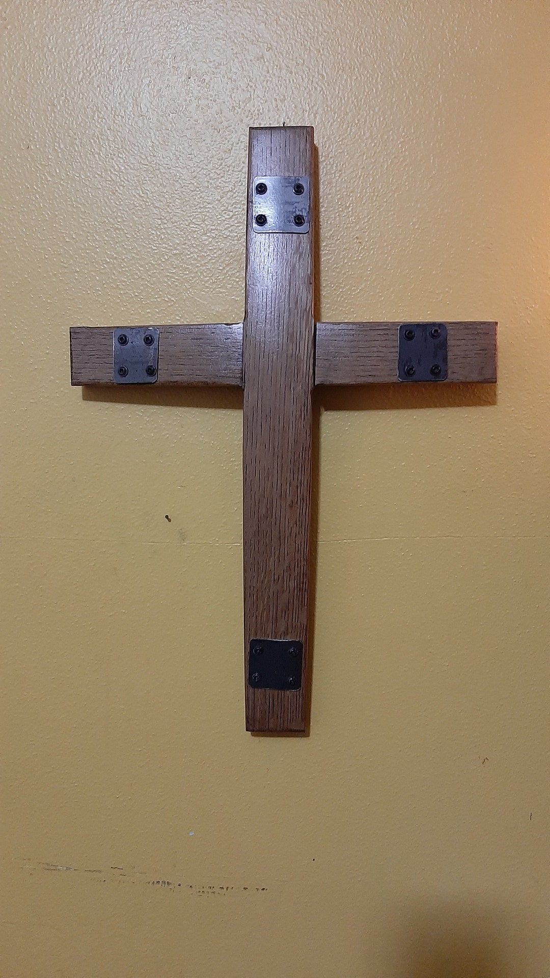 Whiskey Barrel Stave Small Cross - Etsy