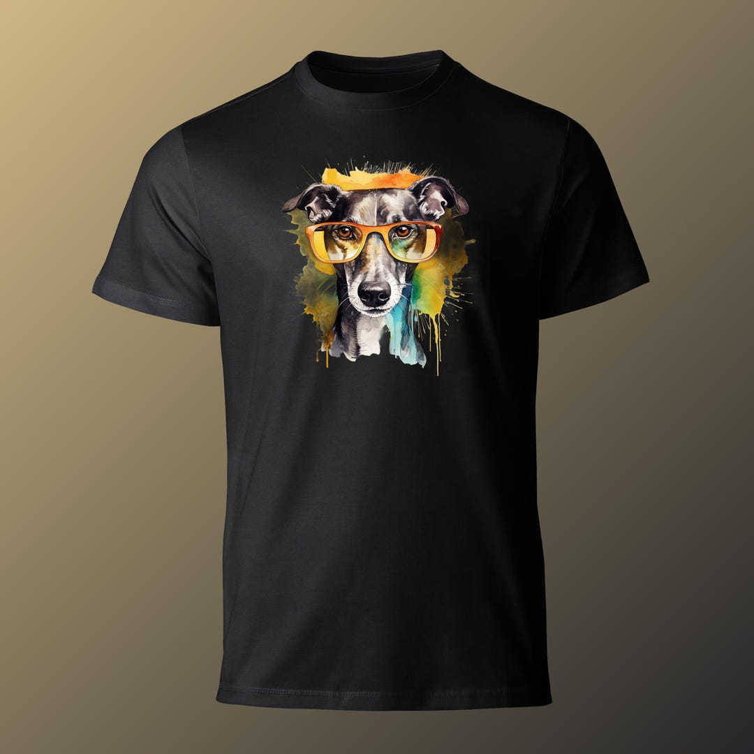 Stylish Greyhound T-shirt Design for Dog Lovers Unique Tee With ...