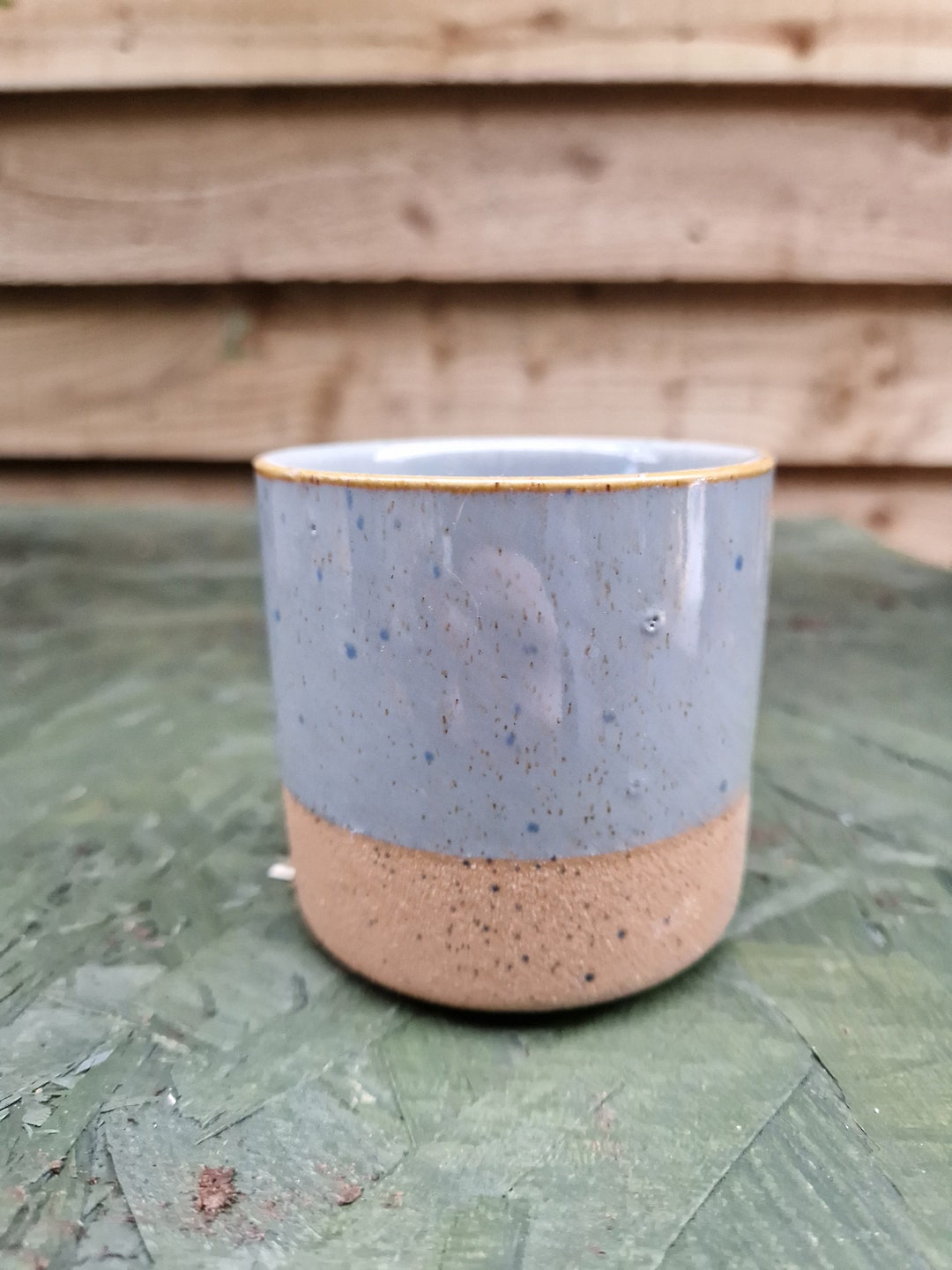 Bluey Grey and Beige Set of Three Plant Pots - Etsy