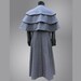 New Gray Coachman's 3 Layers Cape the Garrick Wool Long Coat - Etsy