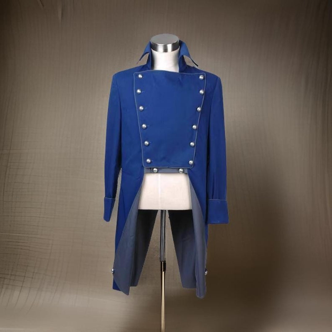 New Blue Military Musical Les Miserables Norm Lewis Javert Jacket ...