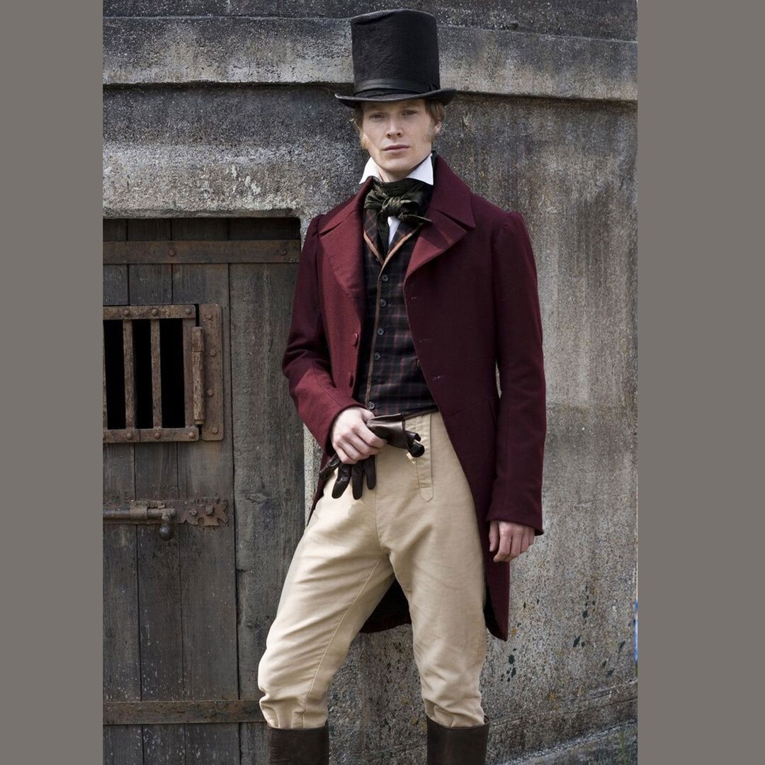Regency Dress Uniform Burgundy Color Europeon Youngman Wool Regency ...