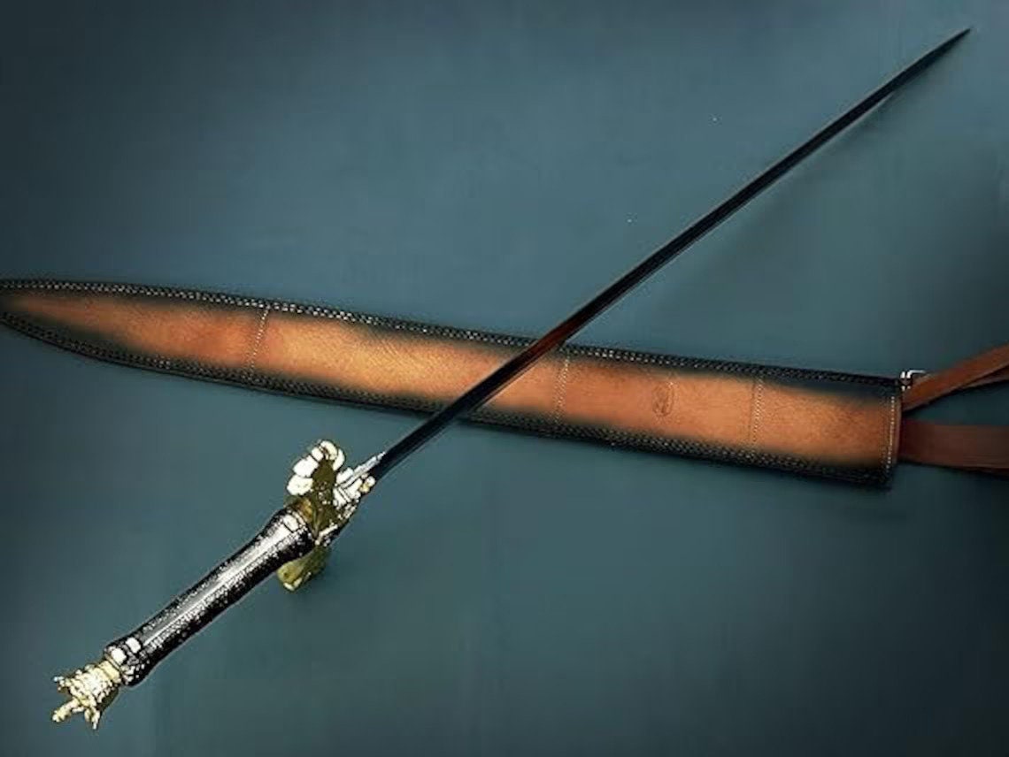 Hand Forged Damascus Steel Viking Sword, Battle Ready Sharp Sword ...