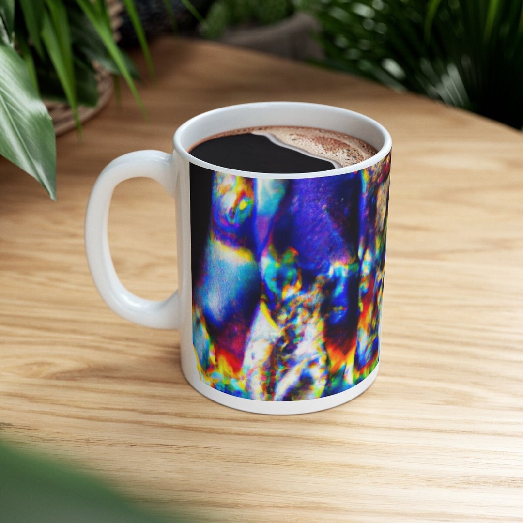 Psychedelic Crystal Mug/coffee Cup - Etsy