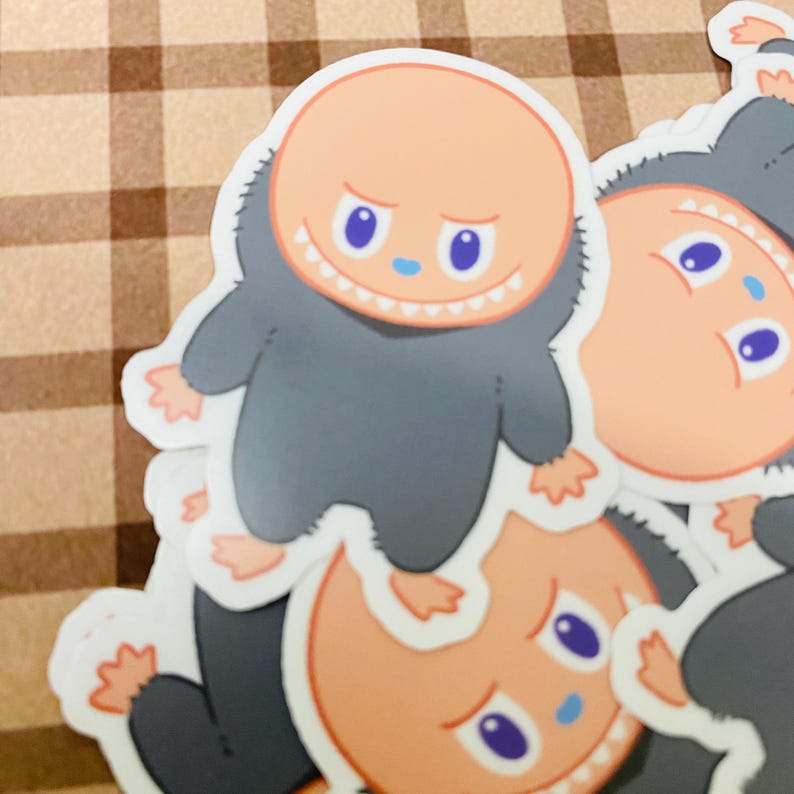 Lafufu // Labubu Die-cut Sticker — the Monsters Blind Box Figure ...