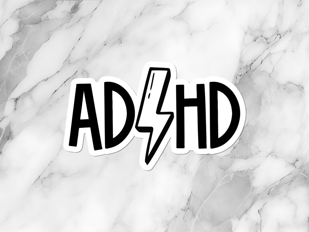 ADHD Sticker Neurodivergent Mental Health Gifts Autism - Etsy
