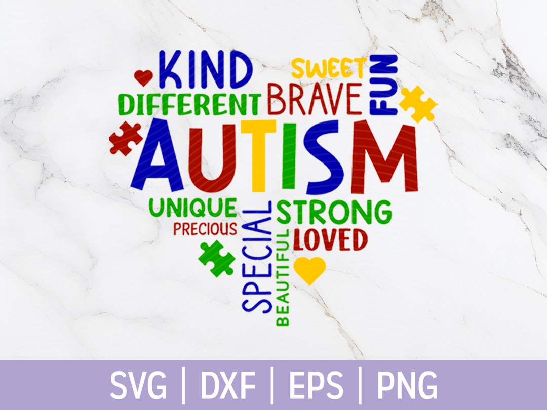 Autism Awareness SVG Files Autism Png Puzzle Cricut Cut File Autism ...