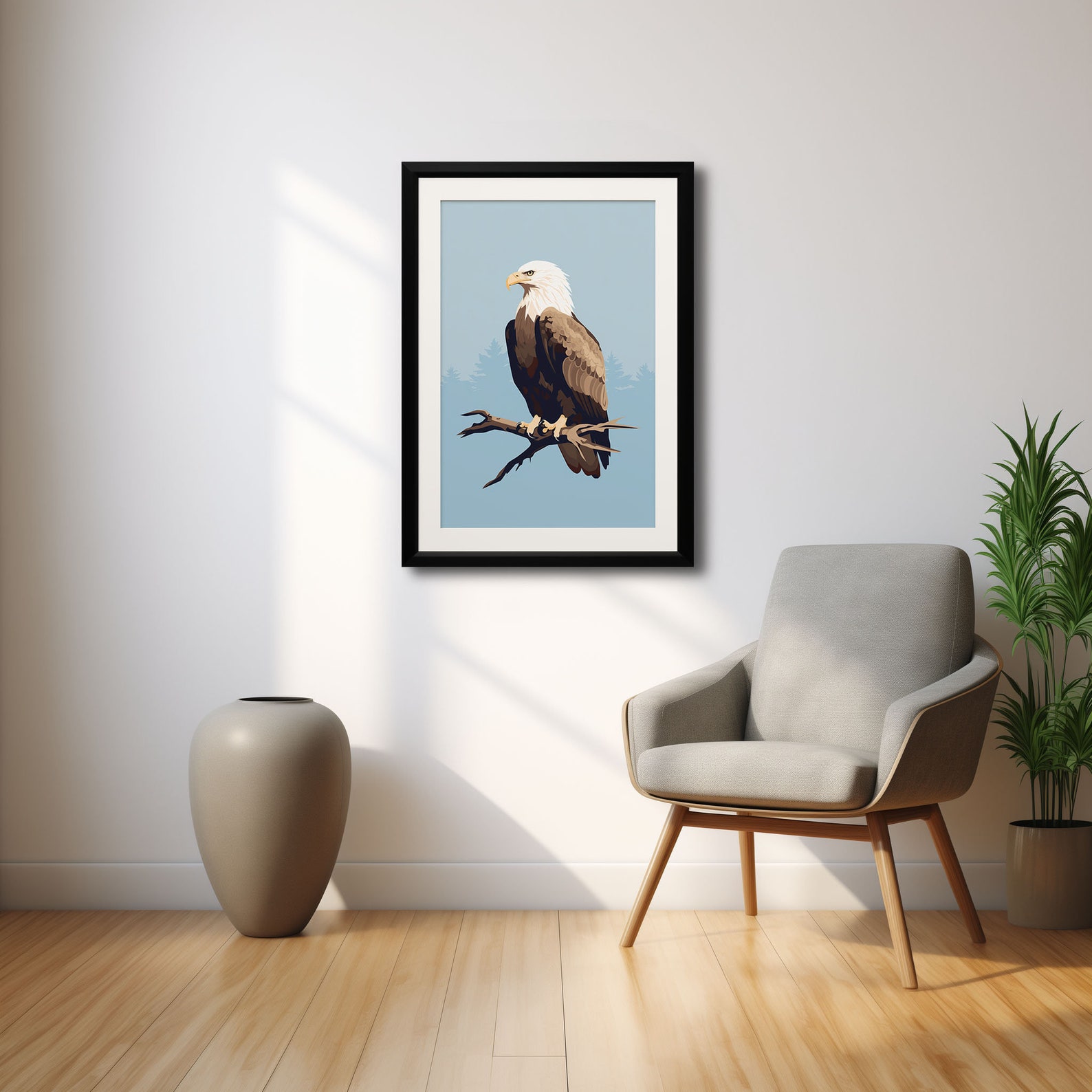 Eagle Poster, Bald Eagle Poster, Eagle Wall Art, Eagle Print, American ...