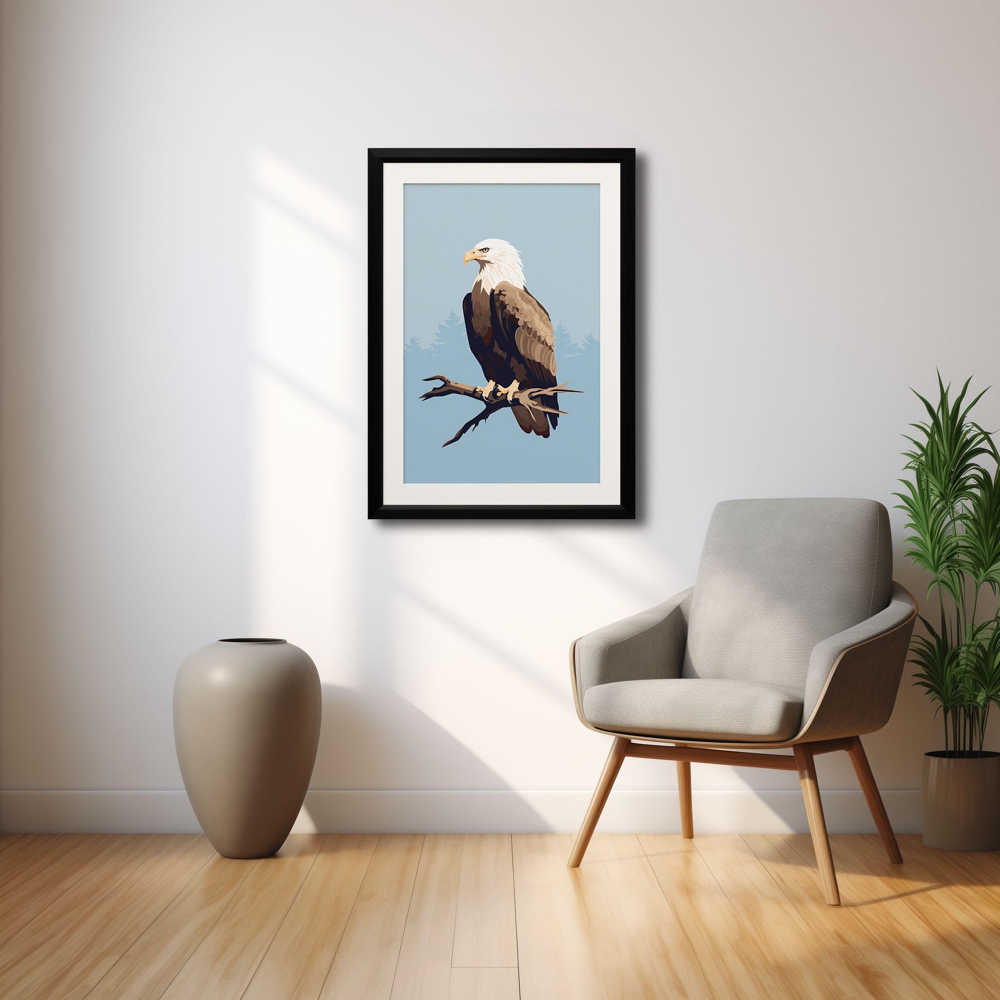 Eagle Poster, Bald Eagle Poster, Eagle Wall Art, Eagle Print, American ...
