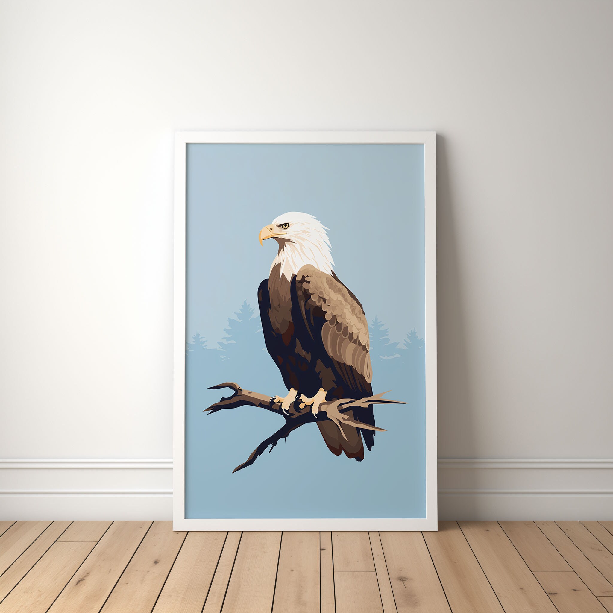 Eagle Poster, Bald Eagle Poster, Eagle Wall Art, Eagle Print, American Eagle Poster, Wildlife ...