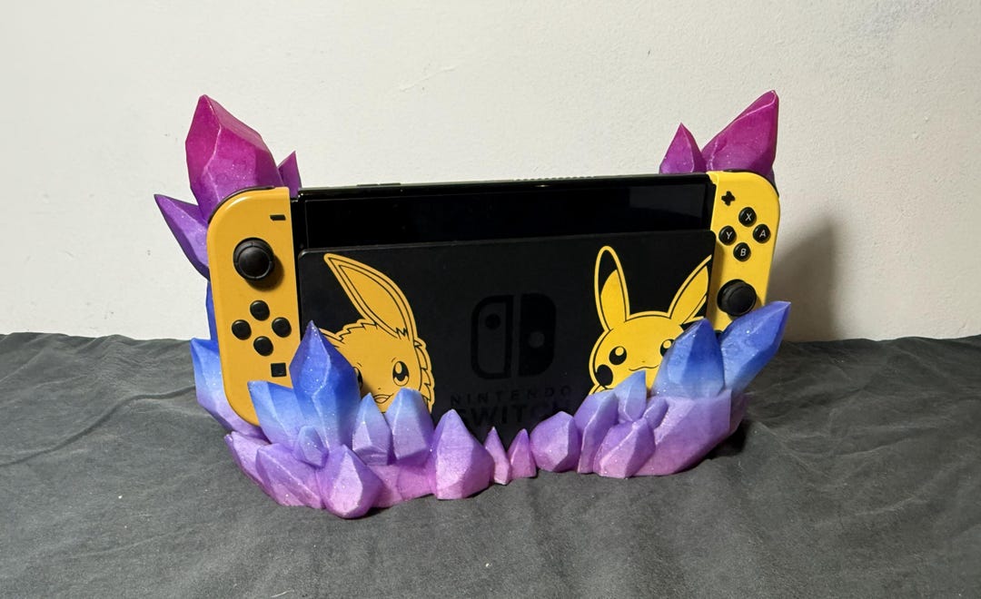 3D Printed Crystal Switch Dock Holder and OLED Version - Etsy UK