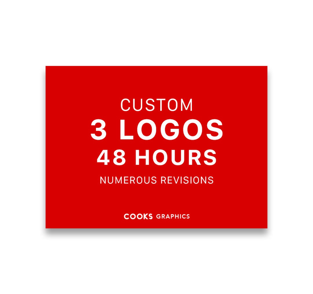 3 Custom Logos - Etsy