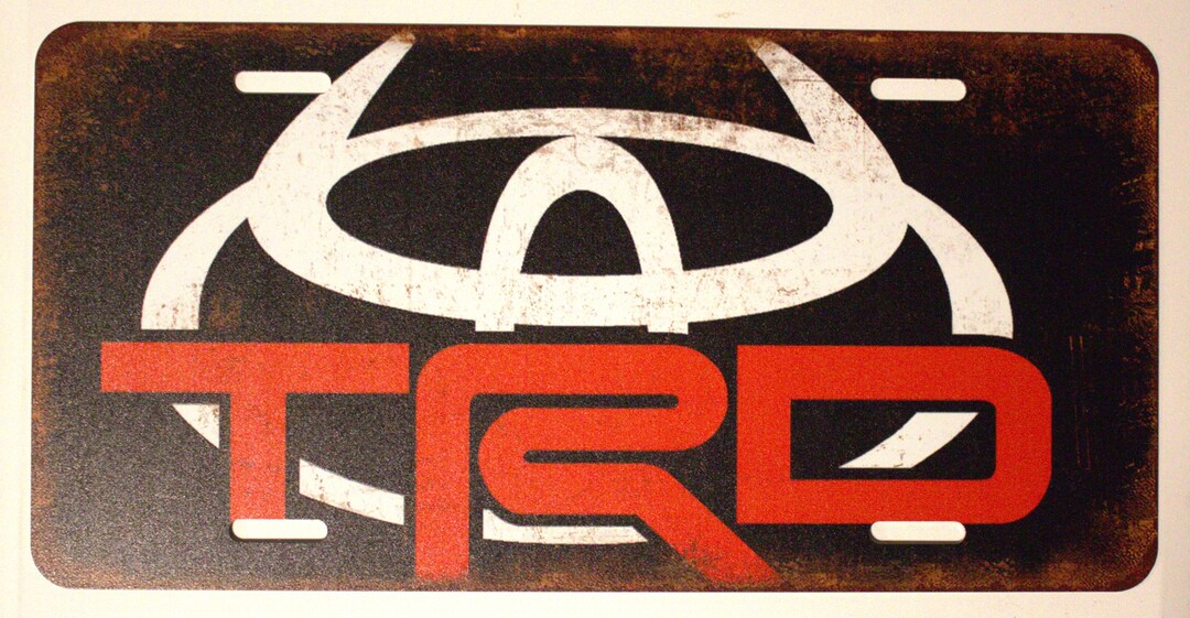 Toyota TRD Truck SUV Vanity Aluminum License Plate - Etsy