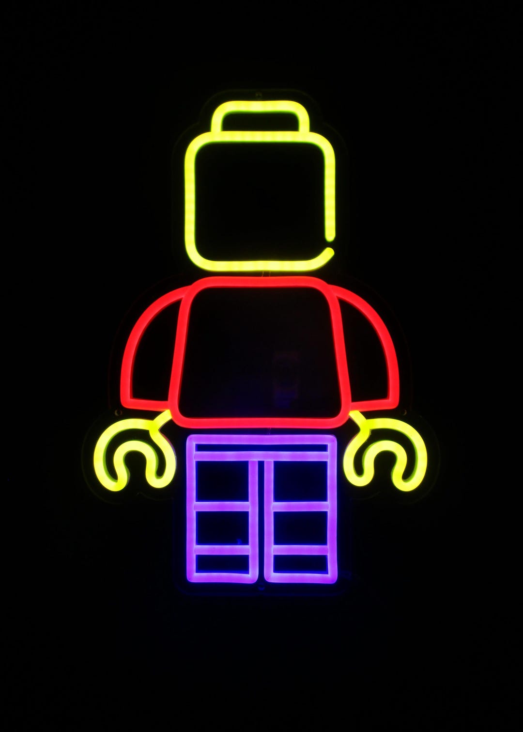 Custom Made Neon LED Figure Man - Etsy
