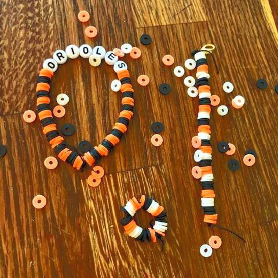 Orioles Bracelet, Ring, and Keychain Comes With All Three. Orange ...