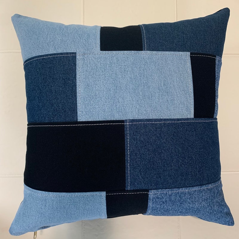 Denim Cushions - Etsy UK