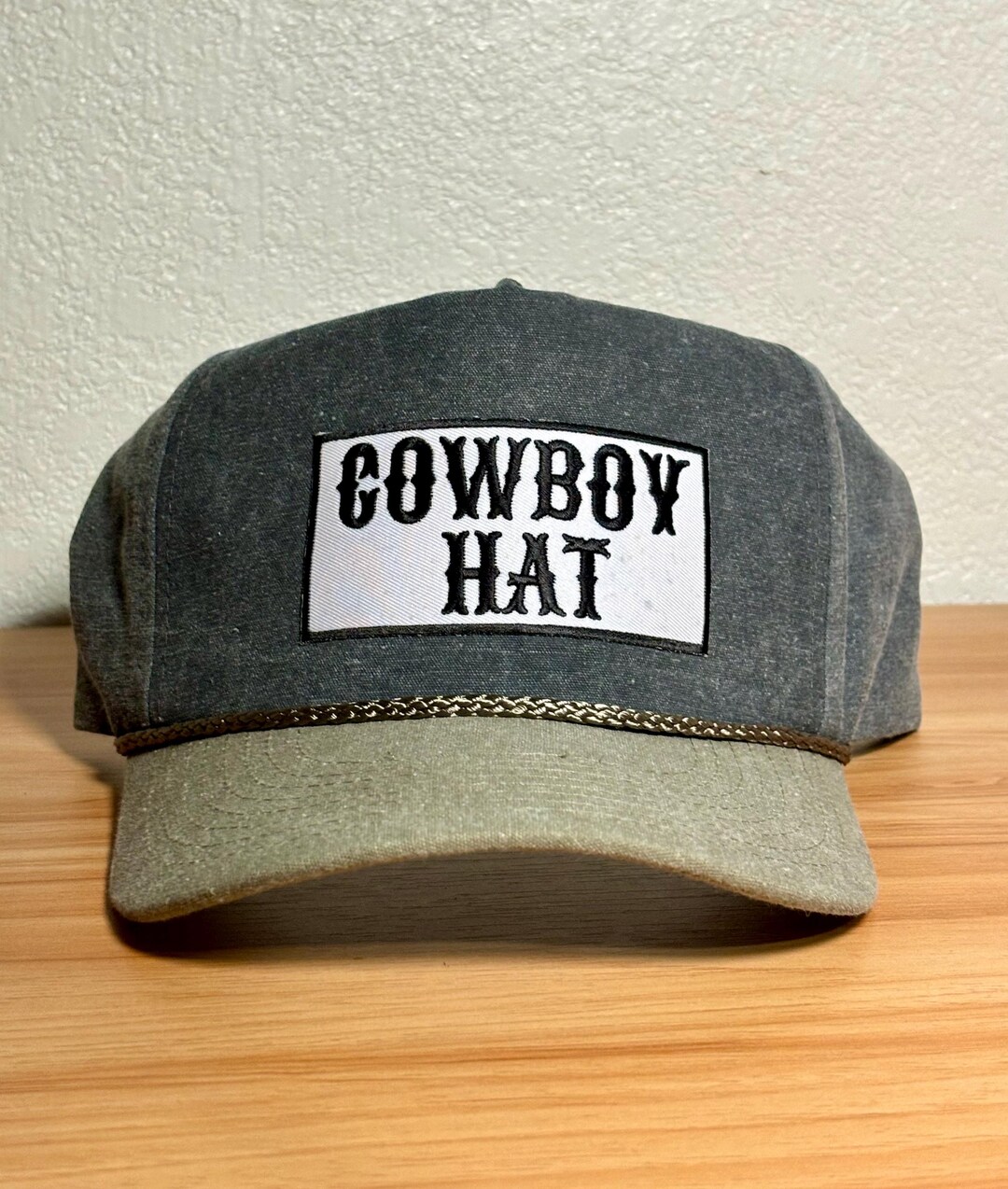 Cowboy Hat! Trucker Hat, Funny Hat, Retro Hat, Rope Hat, Personalized ...