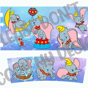 Dumbo Inspired 40oz Tumbler Image File - Etsy