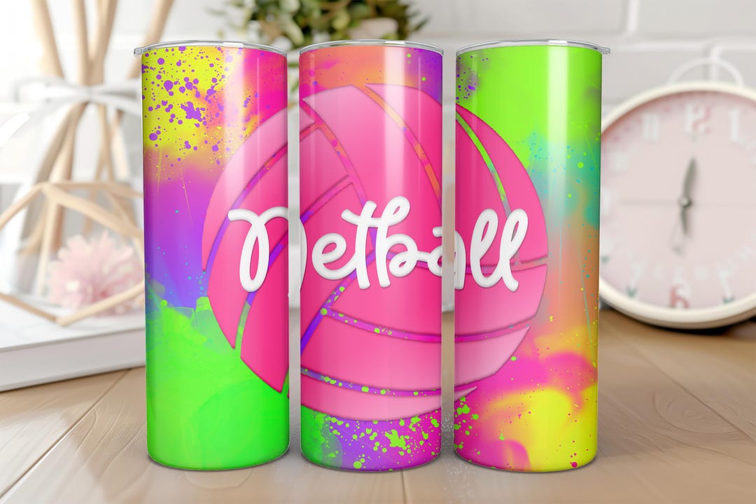 NETBALL 20oz Tumbler Design - Etsy