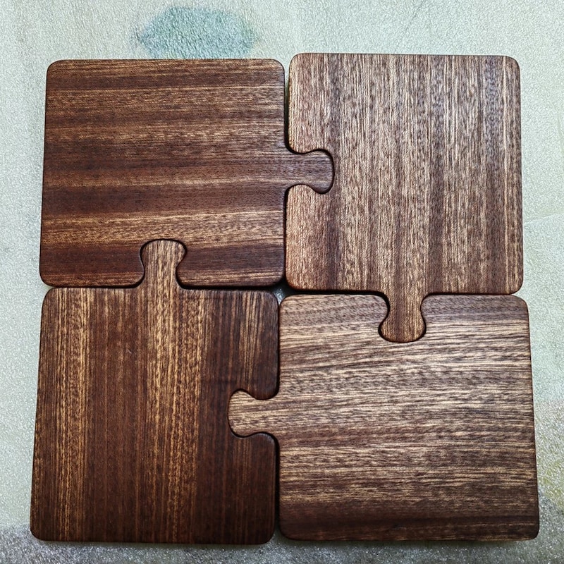 Puzzle Coasters - Etsy