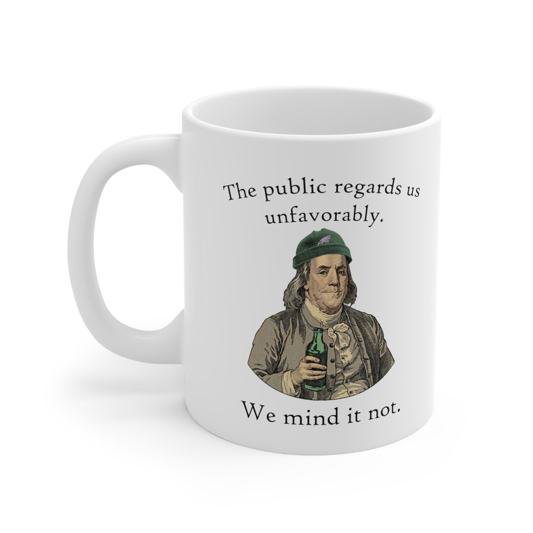 Ben Franklin Eagles Ceramic Mug 11oz - Etsy