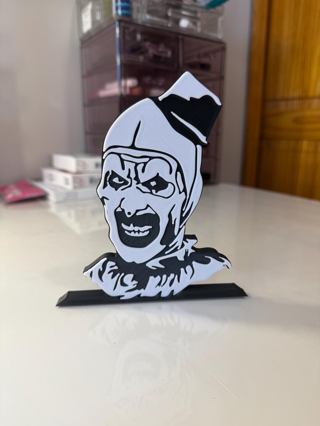 Terrifier Horror Movie Bust Art the Clown Figure Dark Decor Terrifier ...