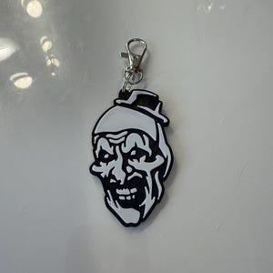 Terrifier Horror Movie Keychain Art the Clown Keychain Dark Decor ...