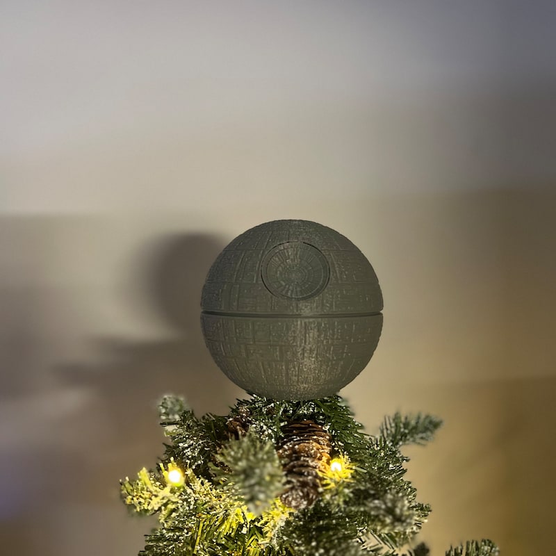 Death Star Tree Topper - Etsy