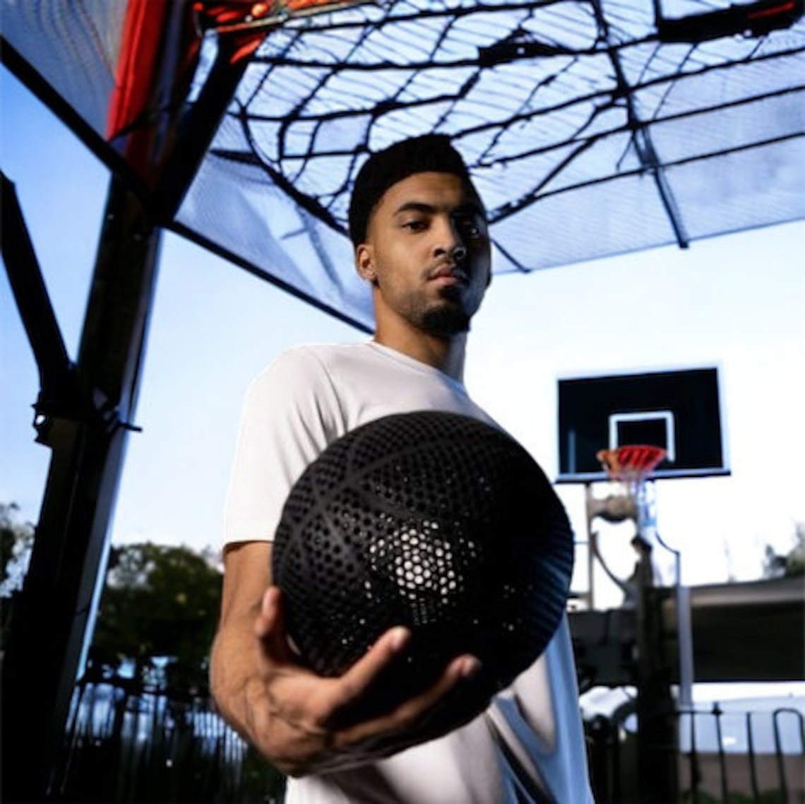 3D Printed Airless Basketball, Airless Basketball Gift for Him Ball ...