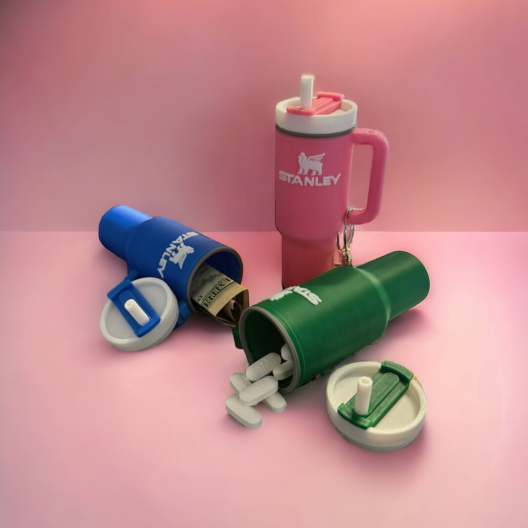 Miniature Stanley Cup Tumbler Keychains for Chapstick, Stanley ...