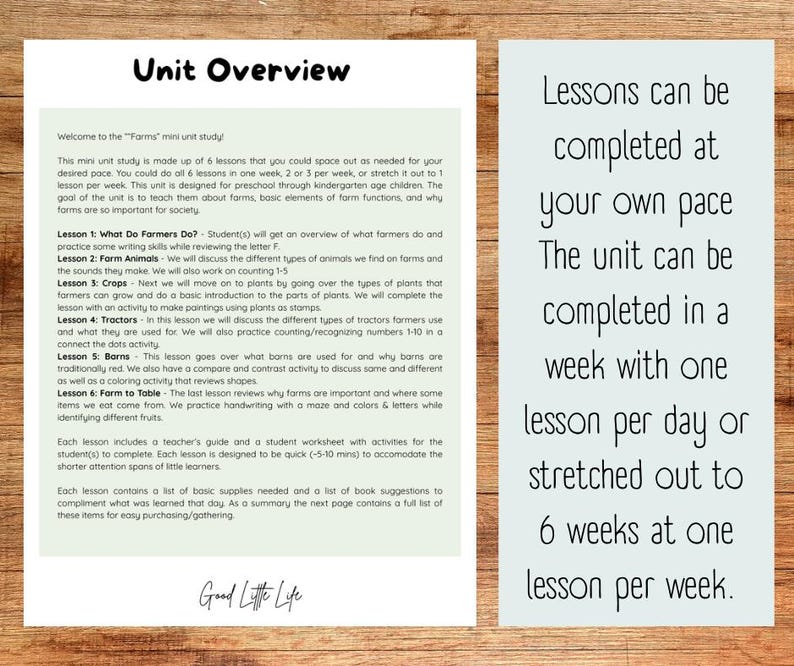 Farms Preschool Prek Kindergarten Unit Study About Farms Animals Plants ...