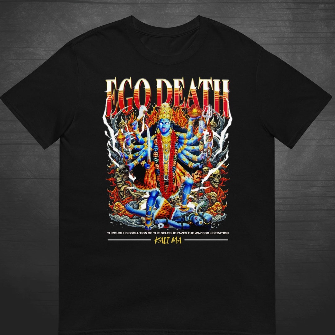 Kali Ma Black T-shirt |consciousness |spiritual Streetwear |kali |ego ...