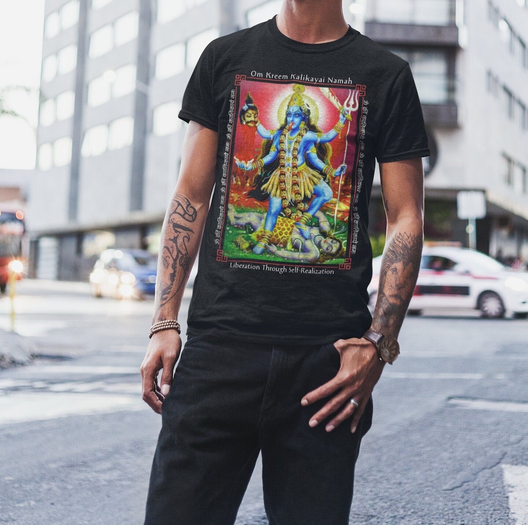 Kali Mantra T-shirt |consciousness |spiritual |kali Ma |ego Death ...