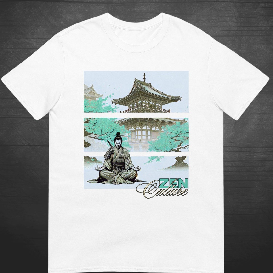 Zen Samurai T-shirt |meditation |buddhism |japanese |dzogchen |zazen ...