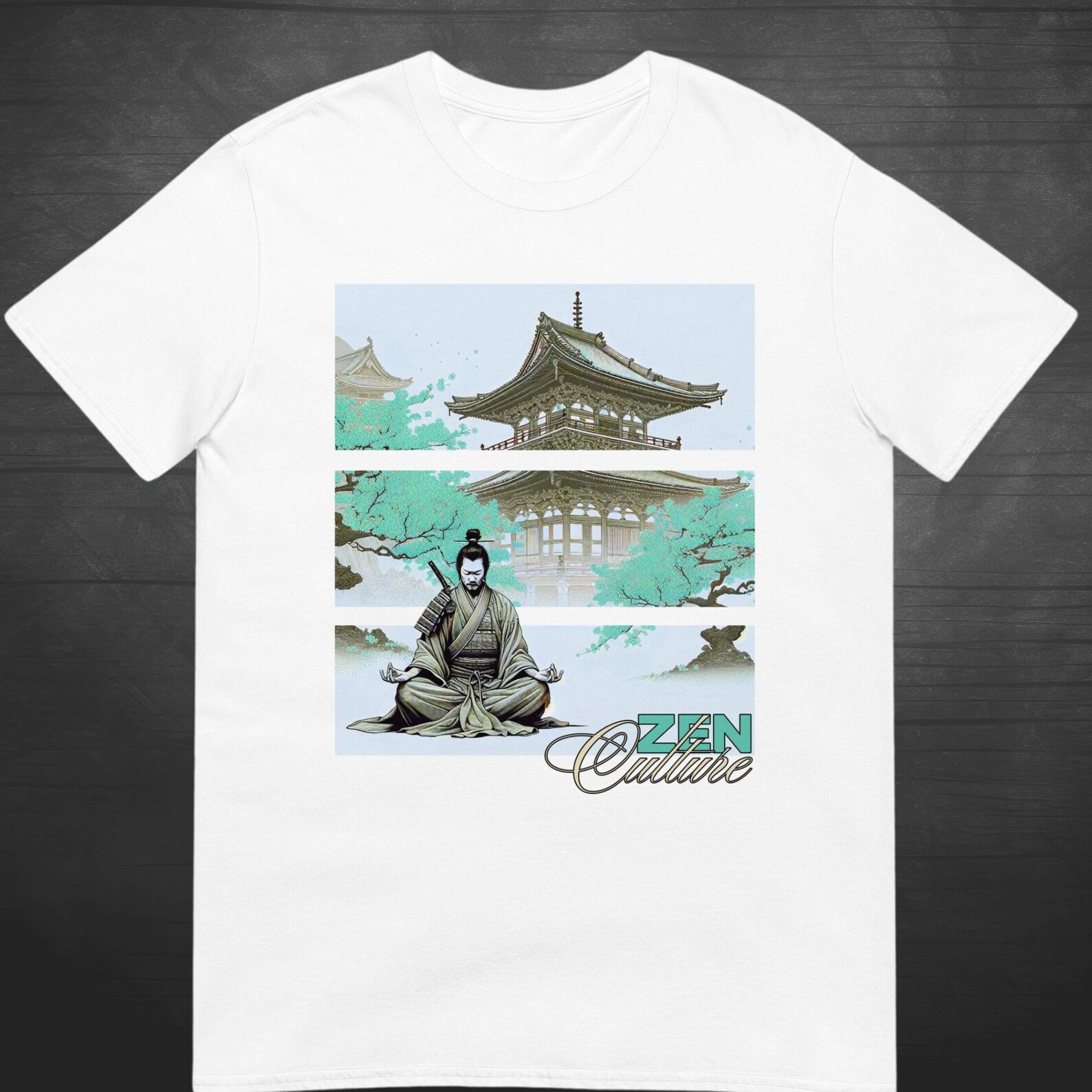 Zen Samurai T-shirt |meditation |buddhism |japanese |dzogchen |zazen ...