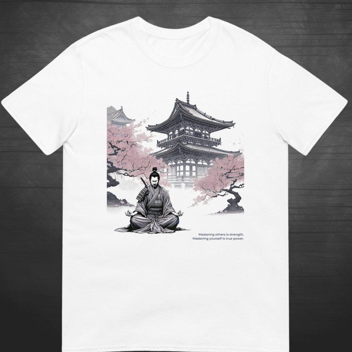 Zen Samurai T-shirt |meditation |lao Tzu |buddhism |japanese Zazen |tao ...