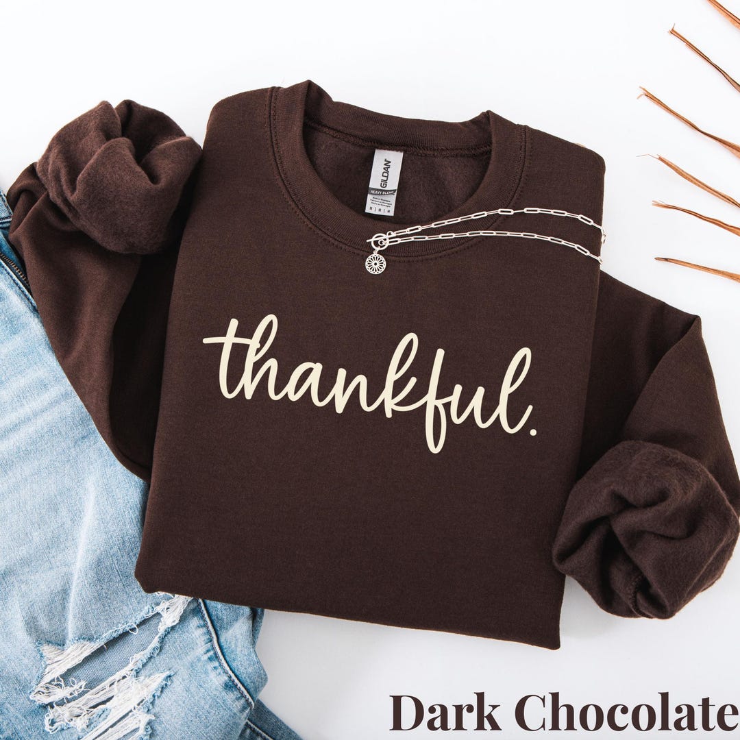 Thankful Sweatshirt, Thankful Lover Sweater, Hello Thanksgiving ...