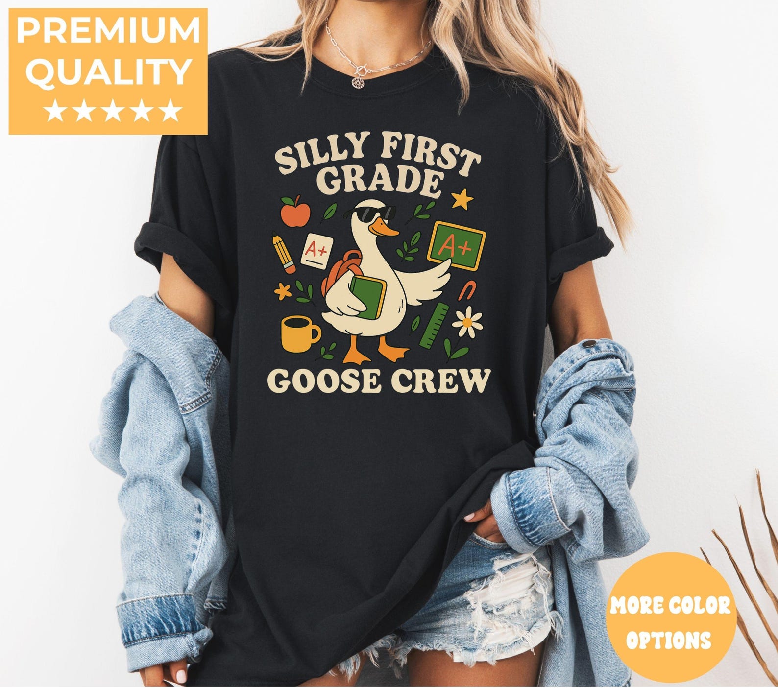 First Grade Crew Shirt Comfort Color, Teacher Team Shirt, Back to ...