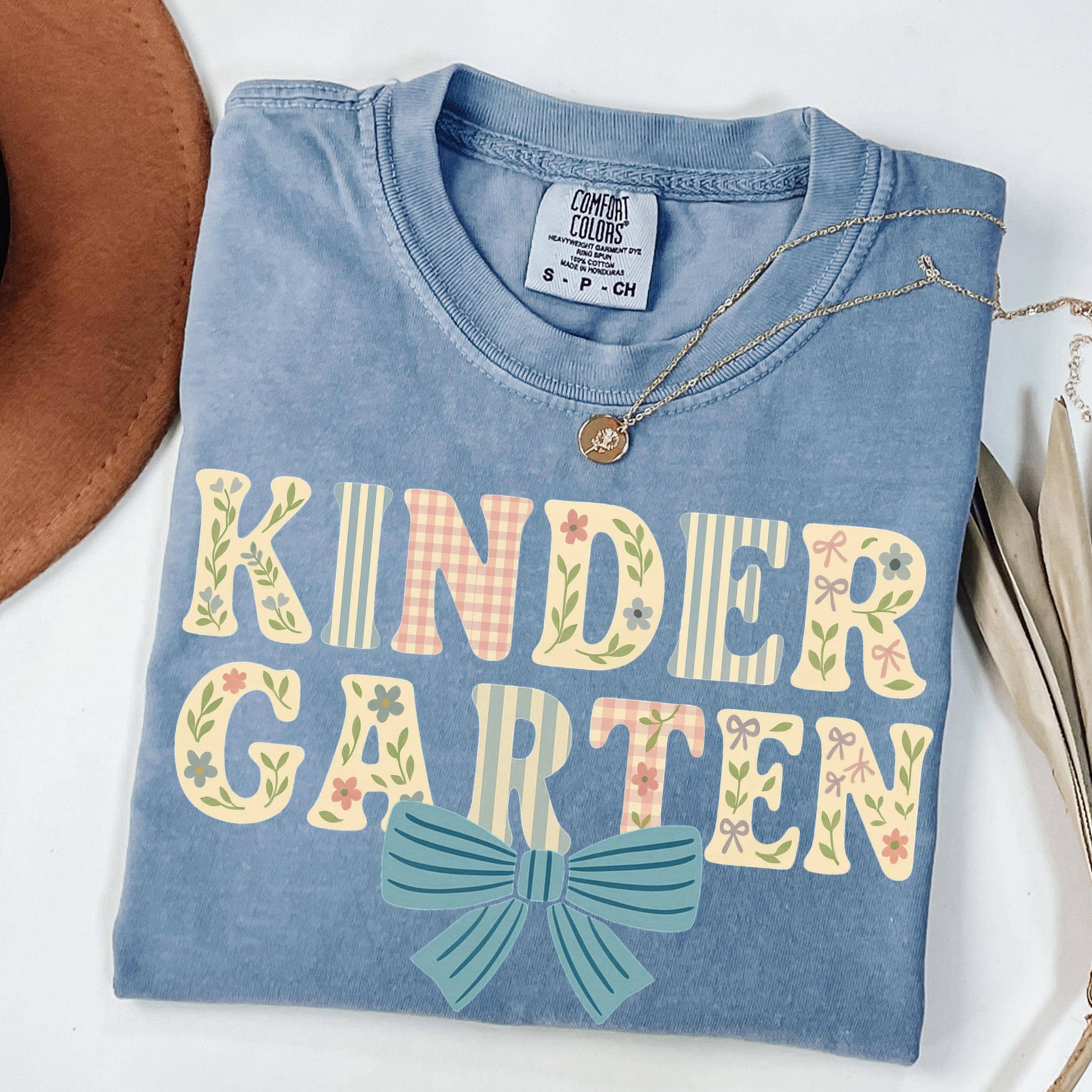 Kindergarten Teacher Shirt Comfort Colors, Back to School Teacher Tee ...