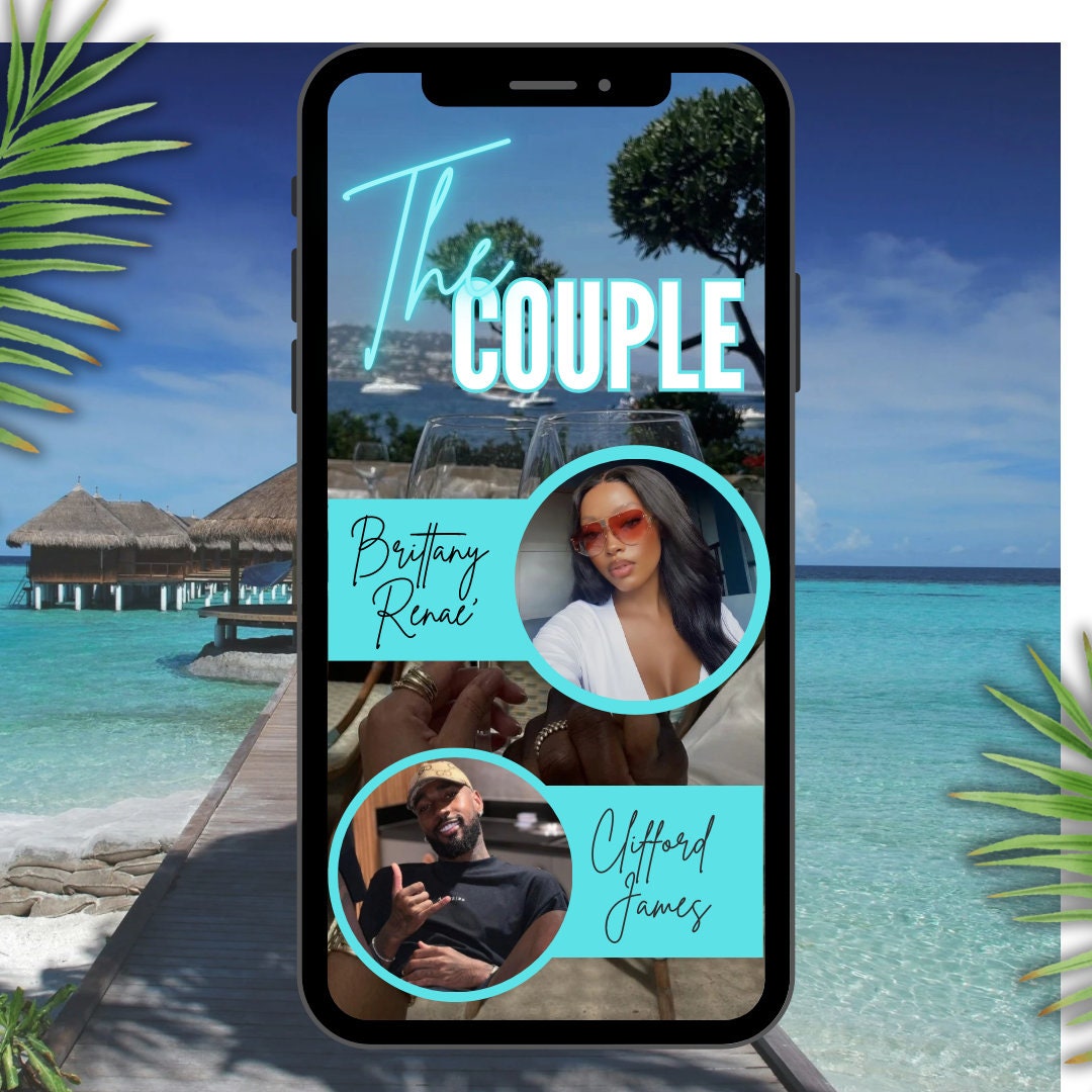 Digital Baecation Itinerary, Social Media Template, Travel Itinerary ...